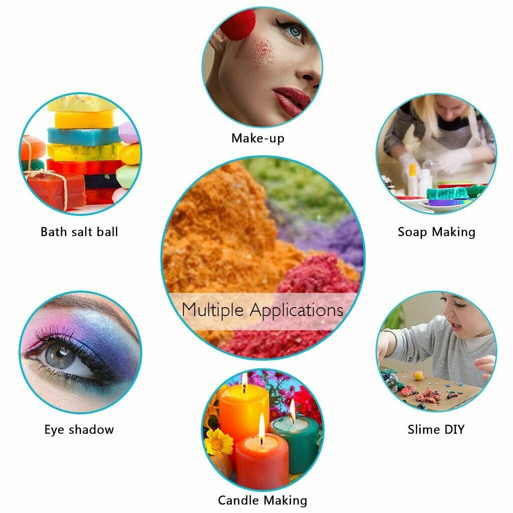 Пигмент косметический из слюды для бомбочек и мыла