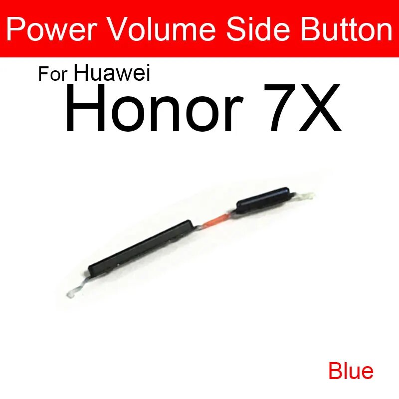 Кнопка Power Volume для Huawei Honor 7X, Blue