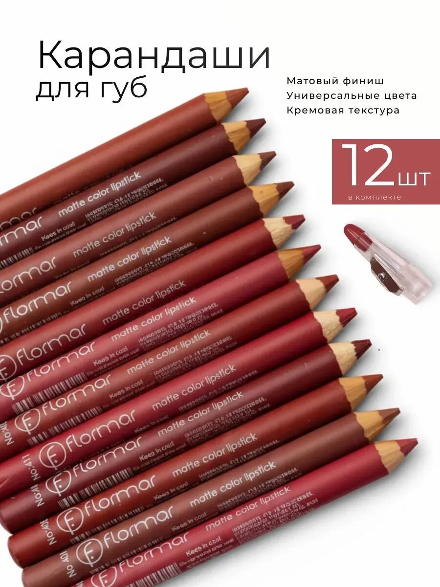 Набор карандашей для губ