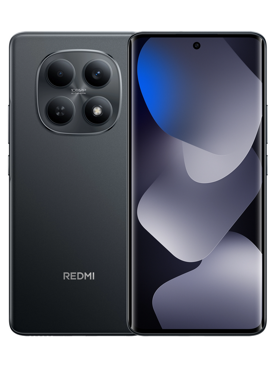 Смартфон Xiaomi Redmi Note 15 8/256 Гб Черный 2 sim 6.77″ AMOLED, 120Hz 2G, 3G, 4G, 5G 5520 mAh RU