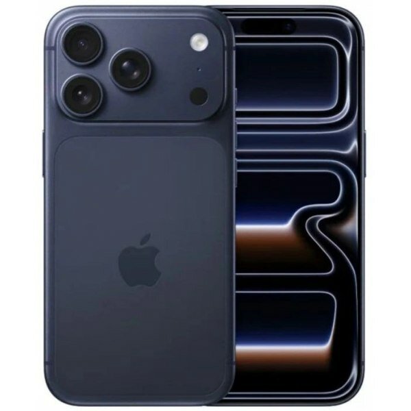 6.3" Смартфон Apple iPhone 17 Pro 256Gb, A3522, NFC, OLED, 120Гц, темно-синий