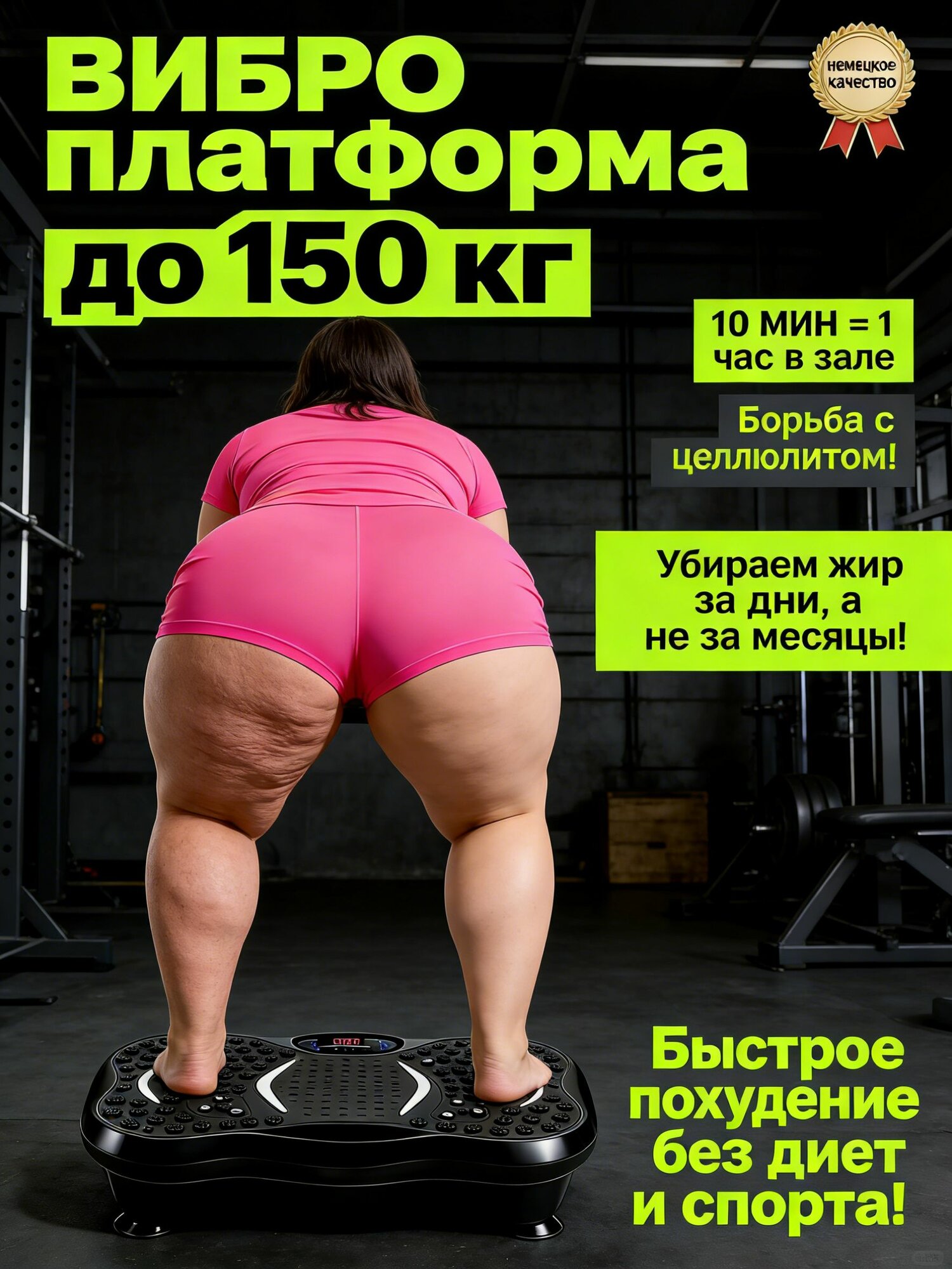 Виброплатформа кардио тренажер для дома, электрический вибротренажер антицеллюлитный для тела, степпер массажер, нагрузка 150 кг