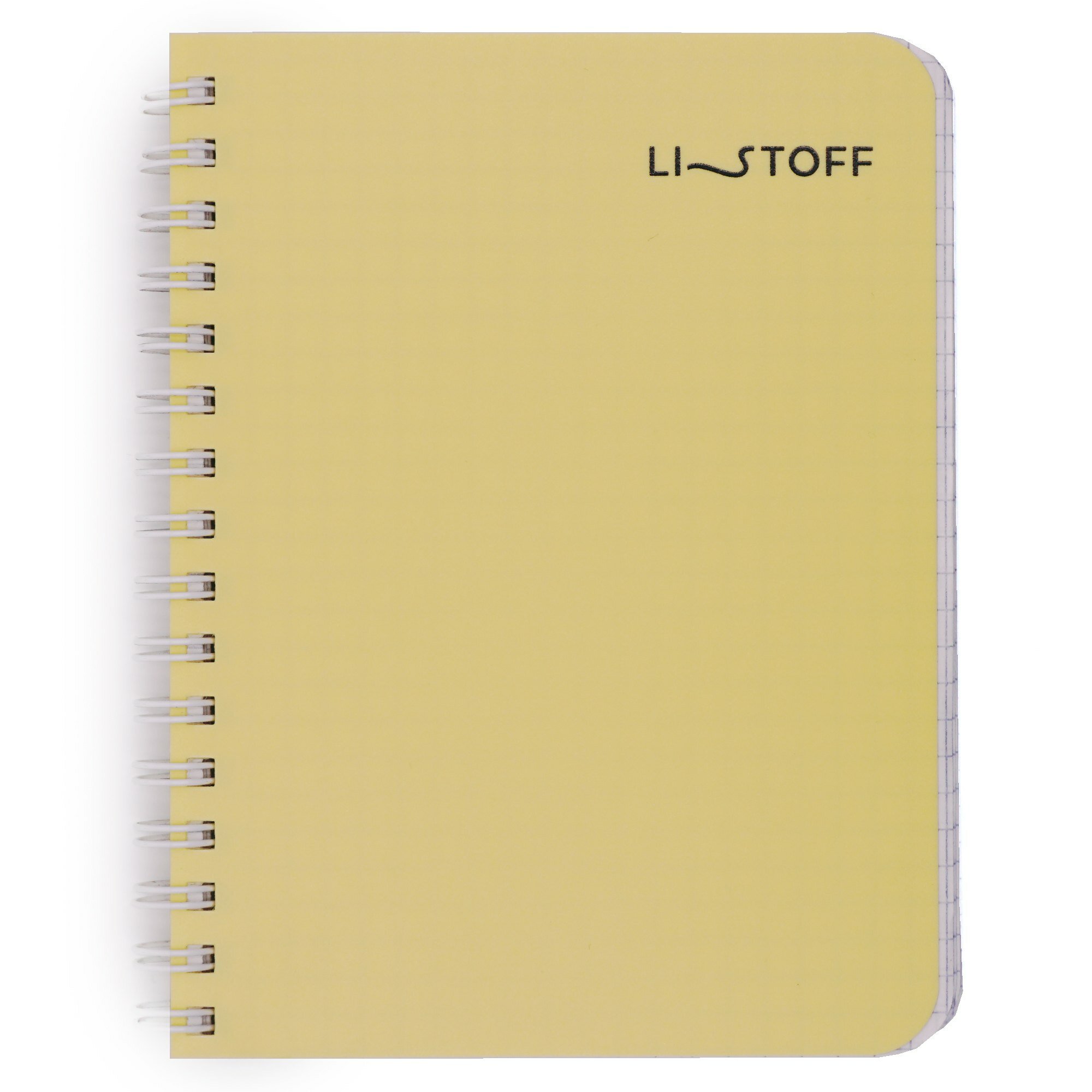 Записная книжка А6 80л кл. "Sunrise" пласт. обл, спираль