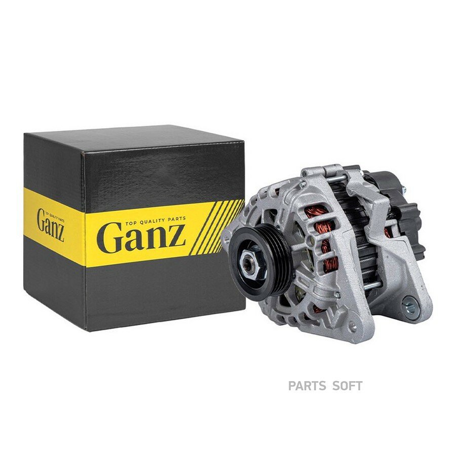 Генератор (12V/90A) от официального дистрибьютора, GANZ, артикул GIP13007