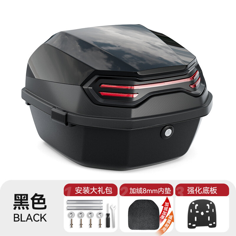 Новая модель багажника для электромобиля, универсальный задний багажник для электромобиля, утолщенный задний багажник для крупногабаритного электроскутера.
