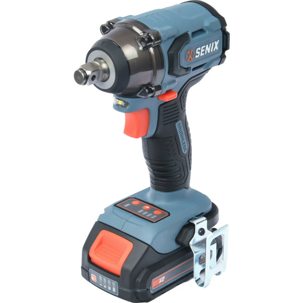 Гайковерт ударный аккумуляторный SENIX PDWX2-M2-EU, с акб и зу