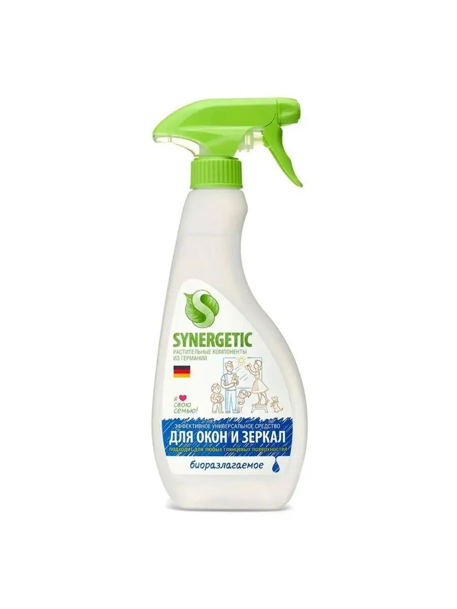 Жидкость Synergetic универсальная для стекол и зеркал 500 мл