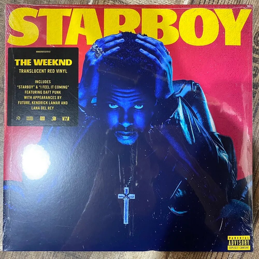Виниловая пластинка The Weeknd - Starboy (2LP vinyl) красный винил