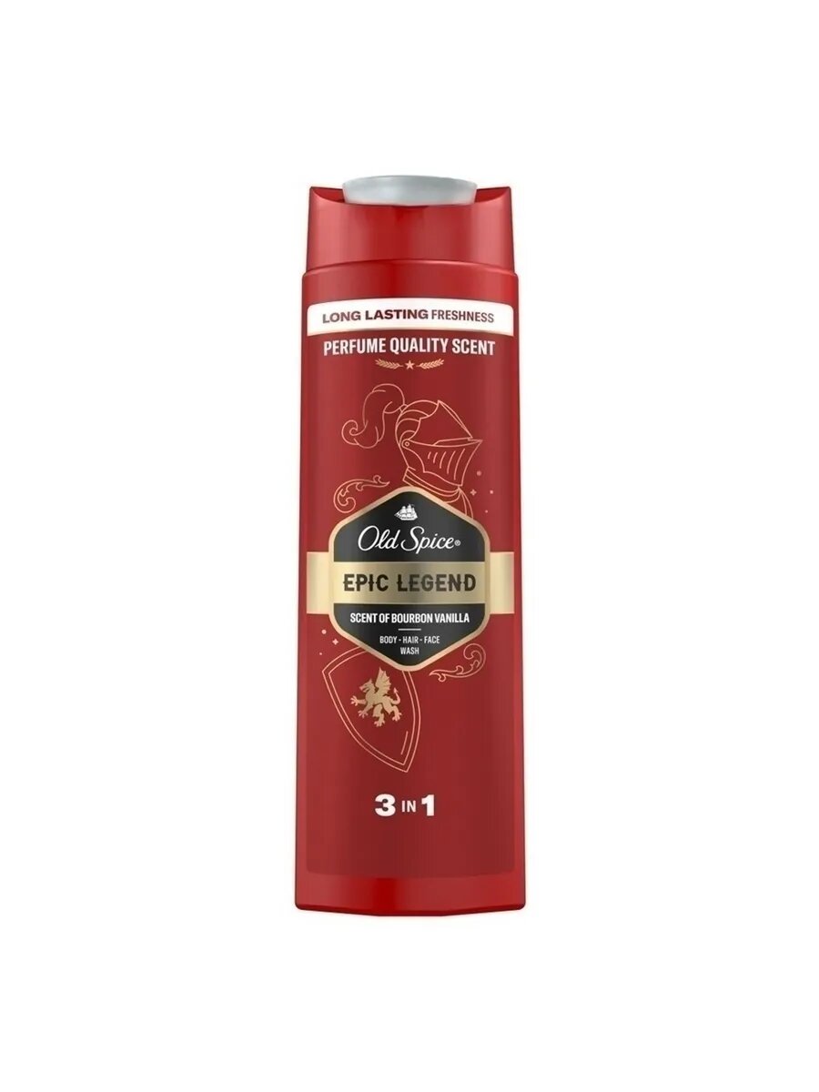 Гель для душа и шампунь 3 в 1 Old Spice Epic Legend ваниль в