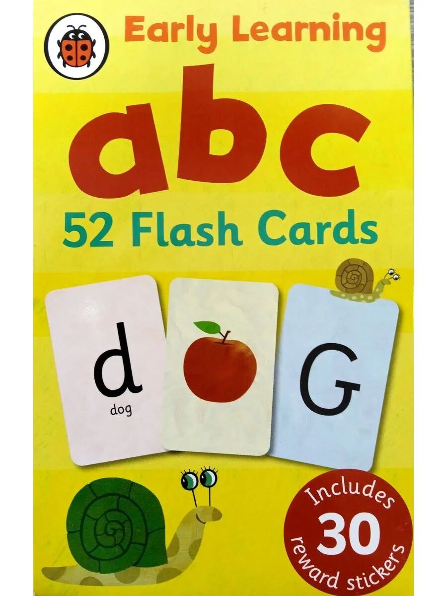 Early Learning ABC Flashcards карточки | Рекомендуемый возраст: 3+.
