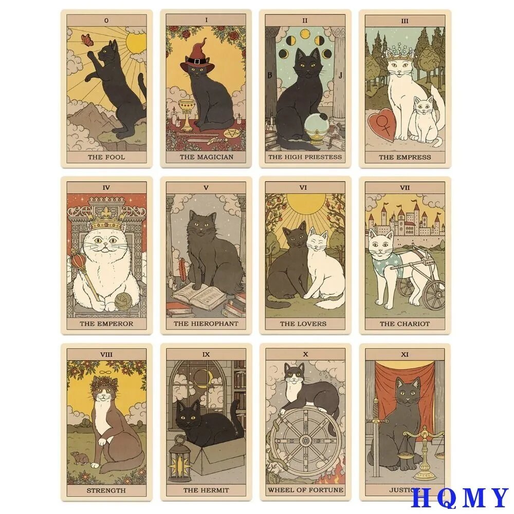 Карты Таро Cats Rule the Earth Tarot 78 Card Deck for the Feline-Obsessed — фото 1