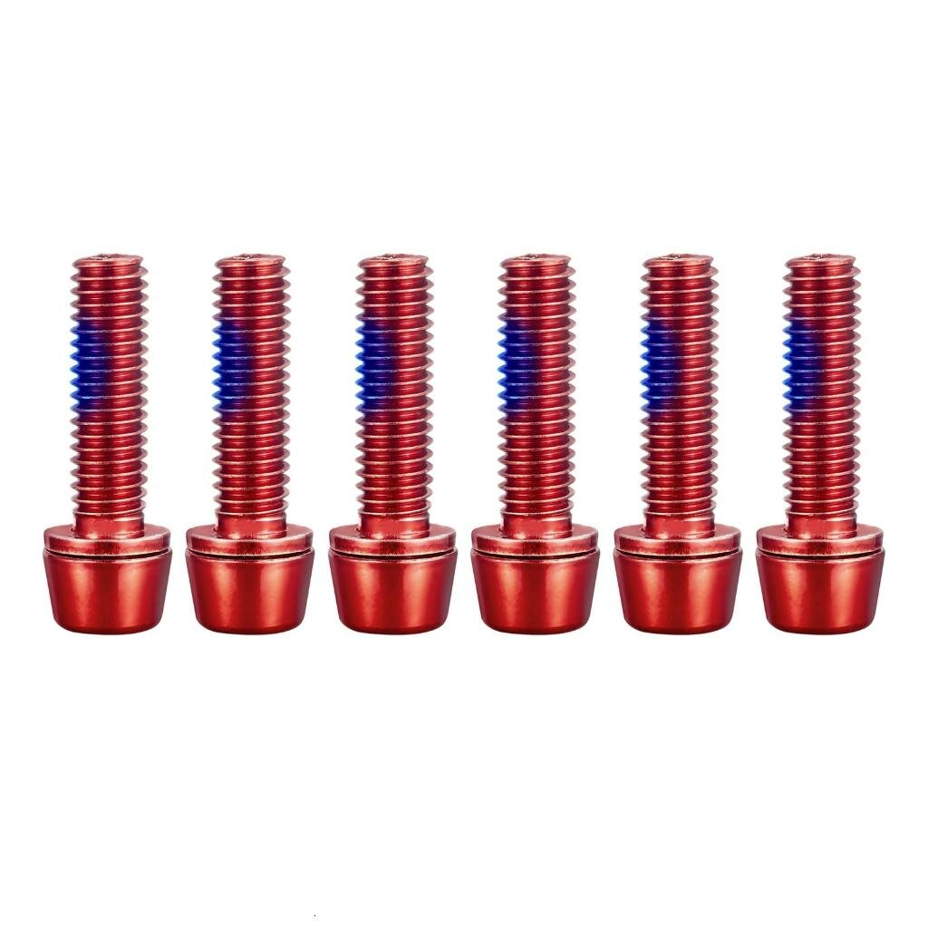 Винты для тормозных колодок велосипеда, красный