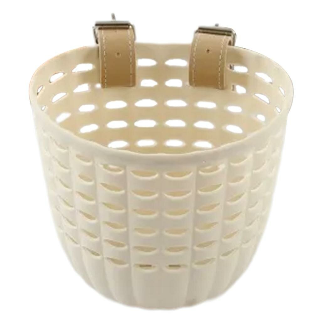 Передняя корзина для велосипеда, Кремово-белый