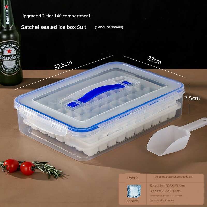 Формы для льда, ледогенераторы, лотки для льда, контейнеры для хранения льда, большой объем, большой размер Обновленная