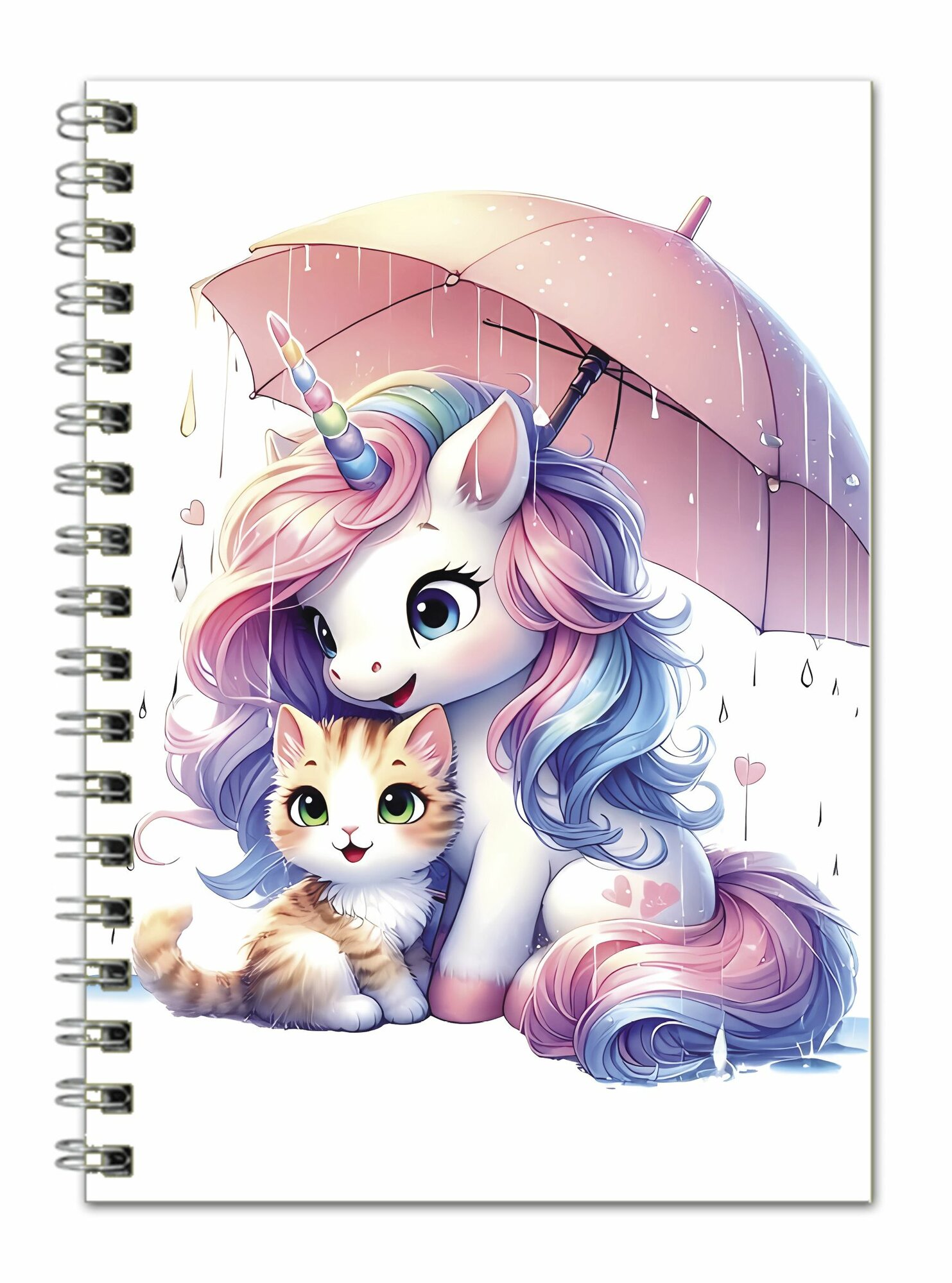 Блокнот "Единороги" вариант 18, для девочек, А5, матовой бумага