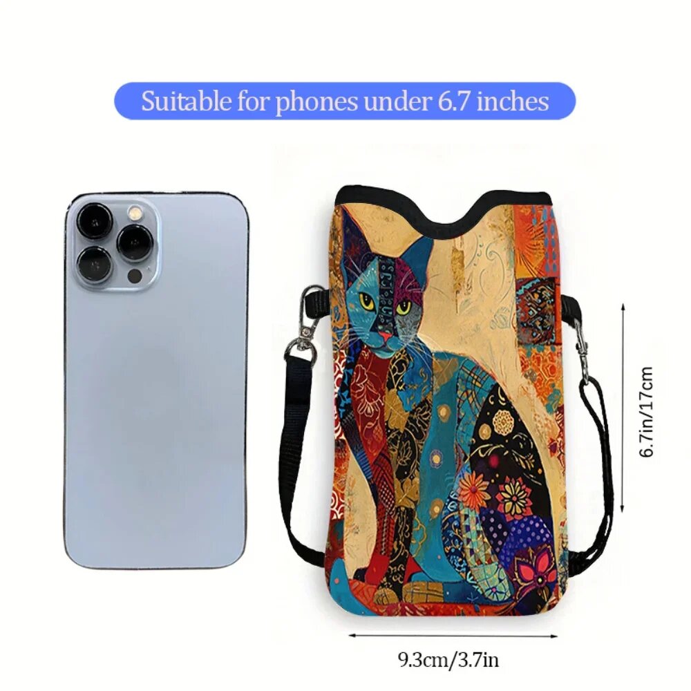 Модная водонепроницаемая сумка для мобильного телефона с регулируемым ремешком, многофункциональная сумка через плечо для телефона, противоударная сумка для монет, сумка на плечо