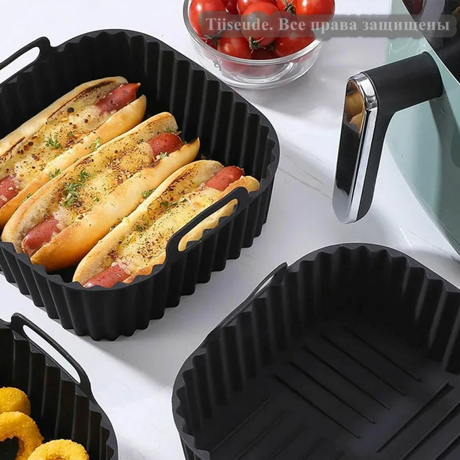 Форма для аэрогриля для запекания и выпечки, 21x21 см