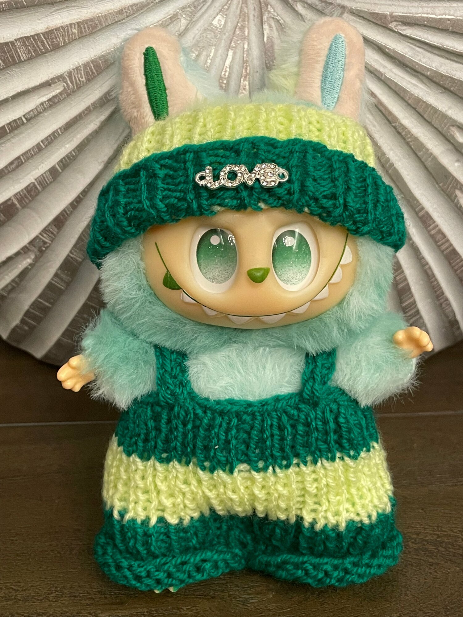 Лабубу мягкая игрушка брелок Labubu Love 17см