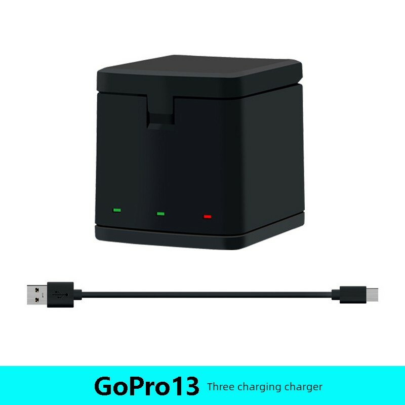 Тройное зарядное устройство третьей партии для GoPro HERO 13