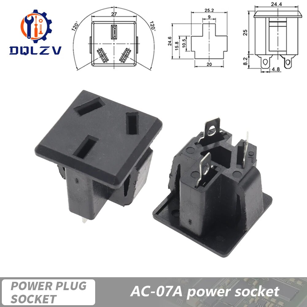 Розетка AC-07 DQLZV, 2шт.