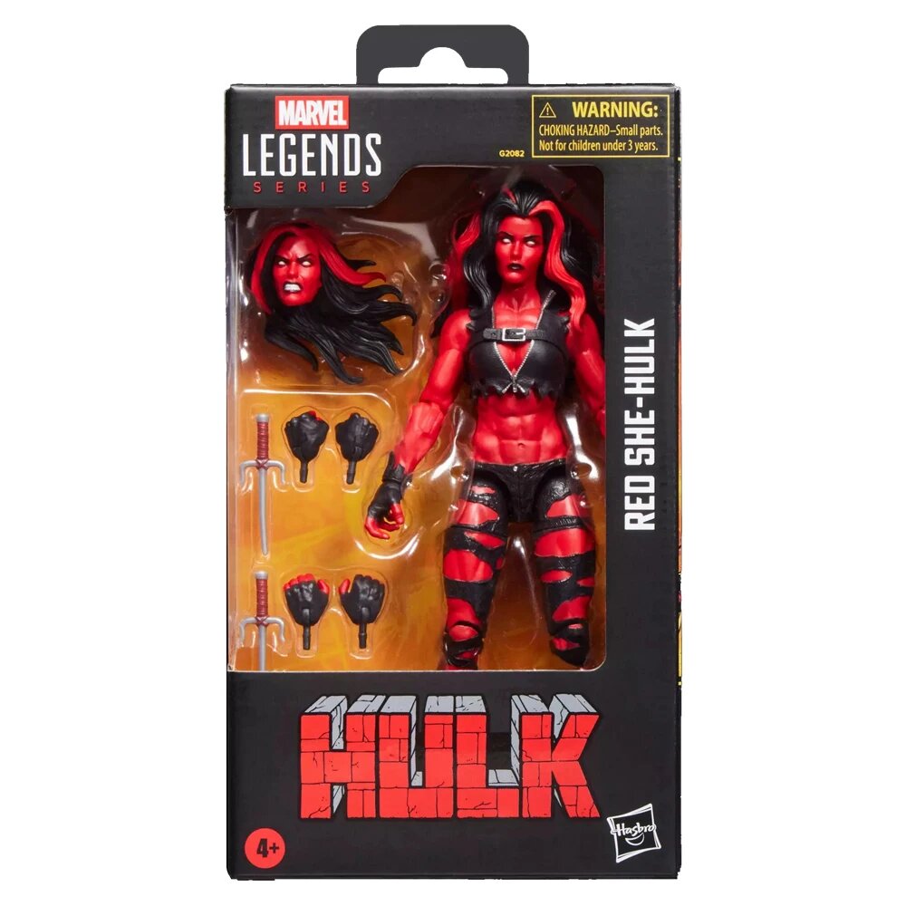 Коллекционная фигурка Hasbro Marvel Legends Series Red She-Hulk 15см