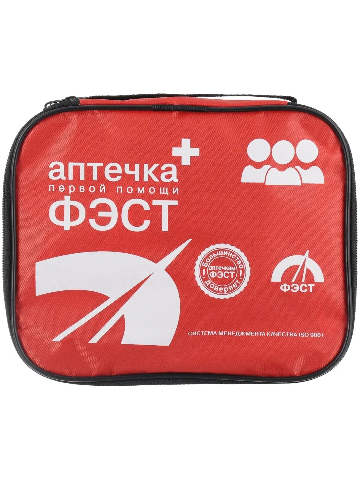 Аптечка ФЭСТ по ТУ 21.20.24-240-10973749-2021, сумка 0370/1, красный