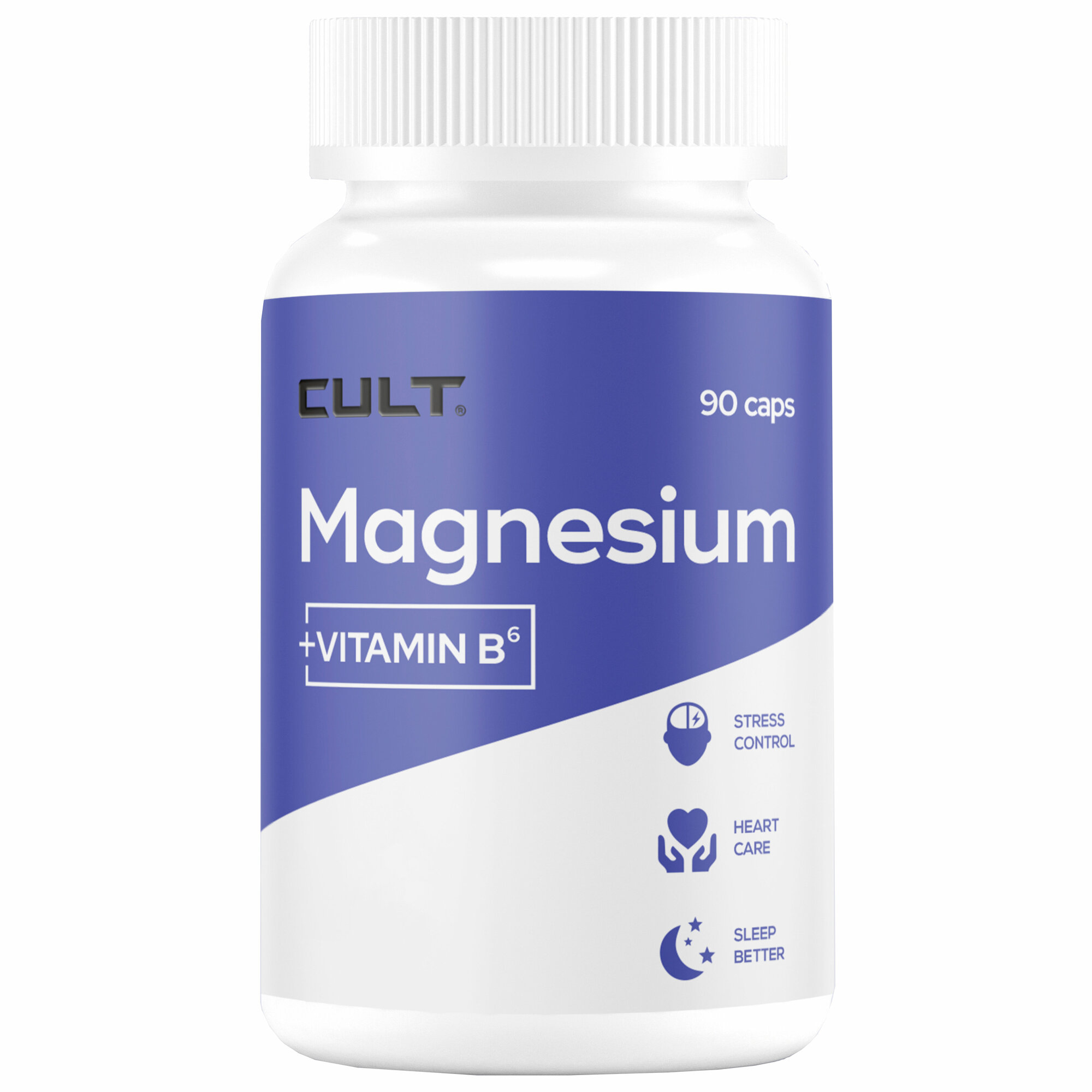 БАД Cult Magnesium+Vitamin B6, магний и витамин B6, 90 капсул