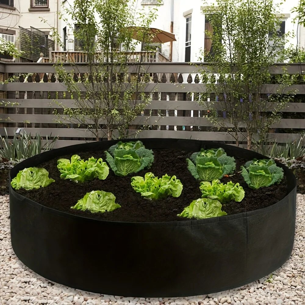 Радужный круглый горшок для выращивания овощей 23.62x7.87inch