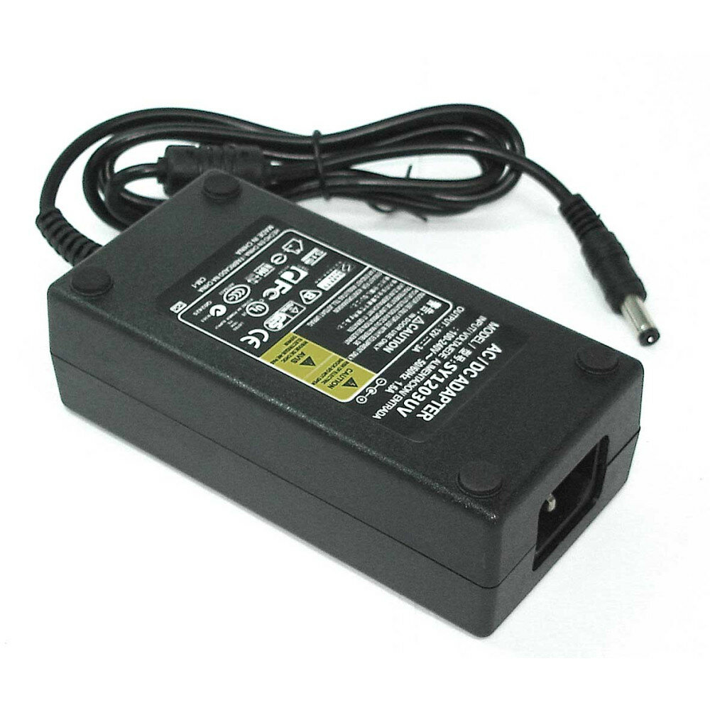 Блок питания для монитора и телевизора LCD 12V 3A 36W 5.0x2.1mm (12336521) черный OEM