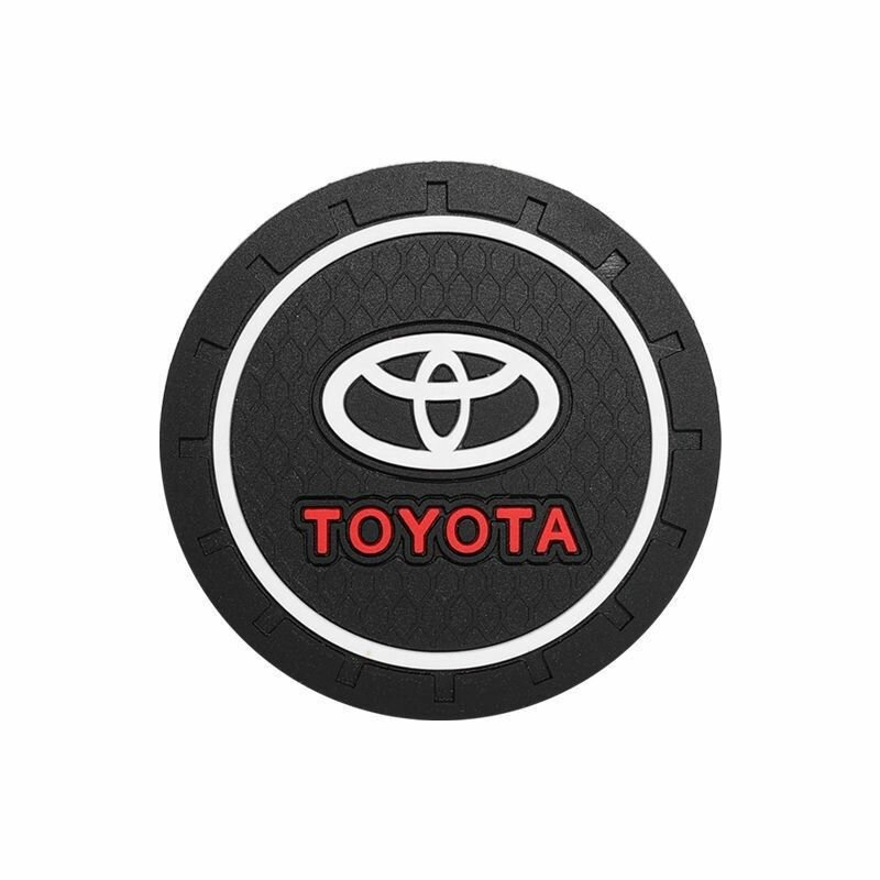 Автомобильный логотип, автомобильный противоскользящий коврик, 2 ш, Toyota