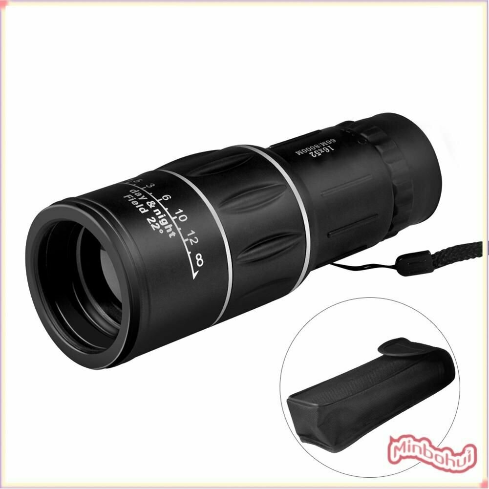 Монокуляр 16x52, компактный и легкий, для активного отдыха