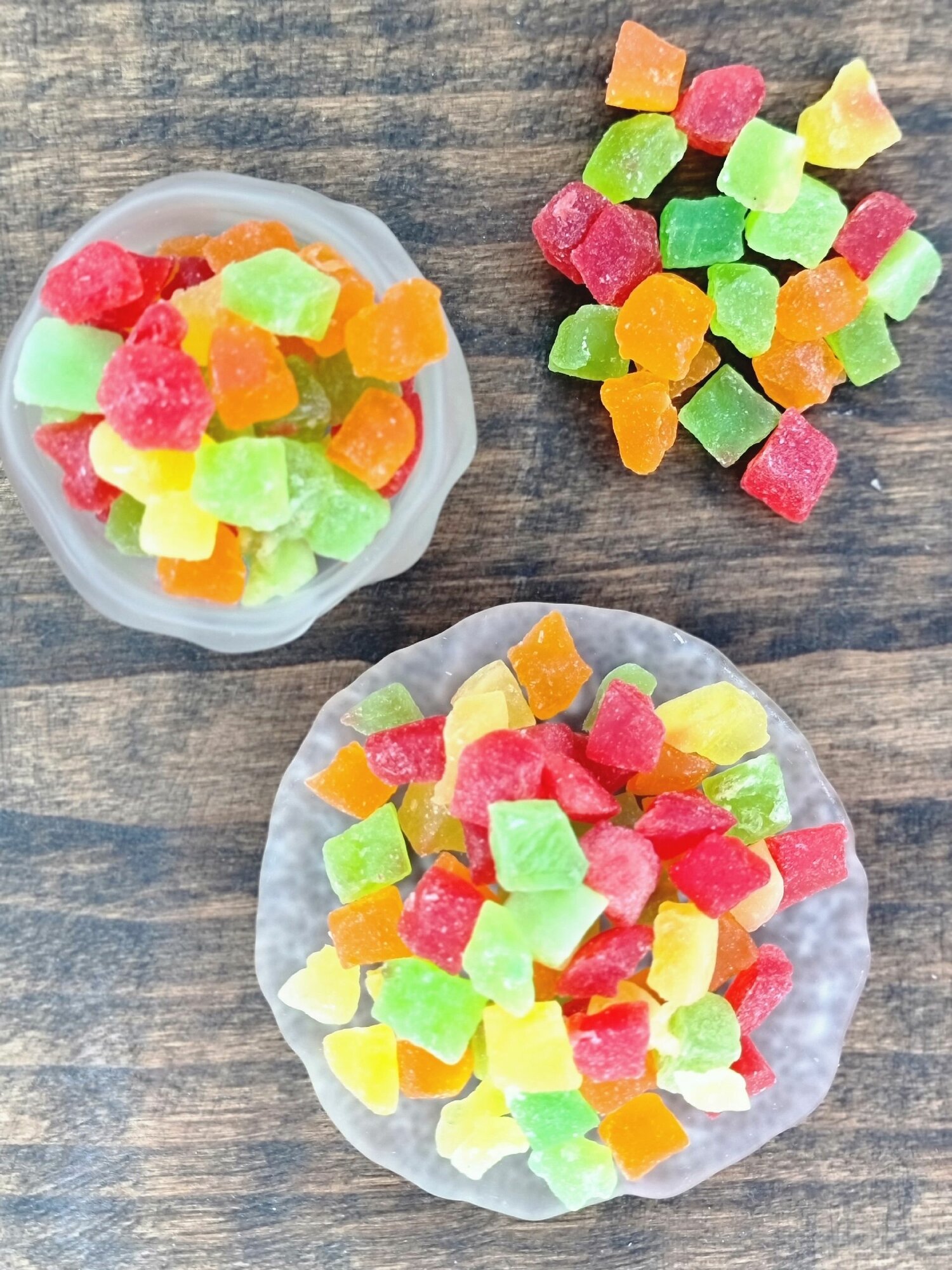 Сушеный ананас кубики 8х10 100 гр.