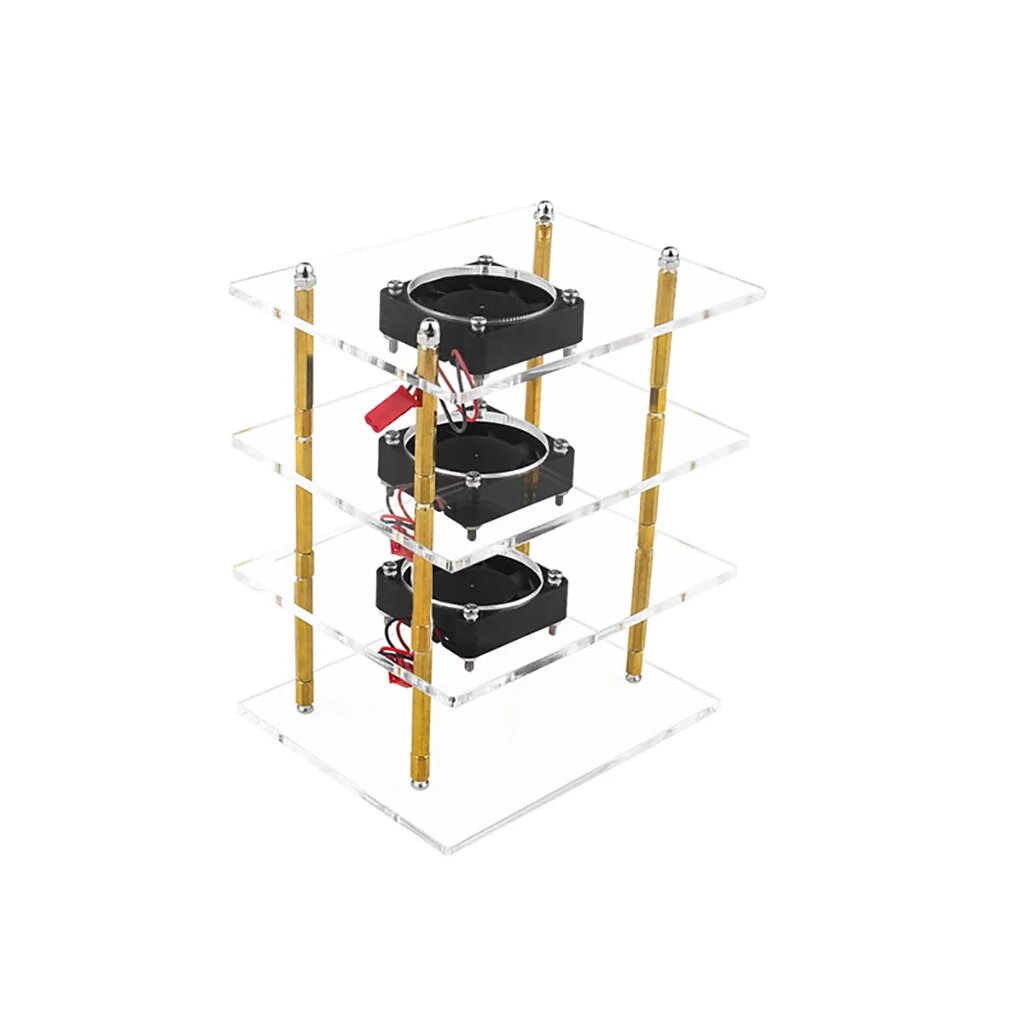 XT-XINTE 3Layer Case with FAN для Orange Pi 5 Plus
