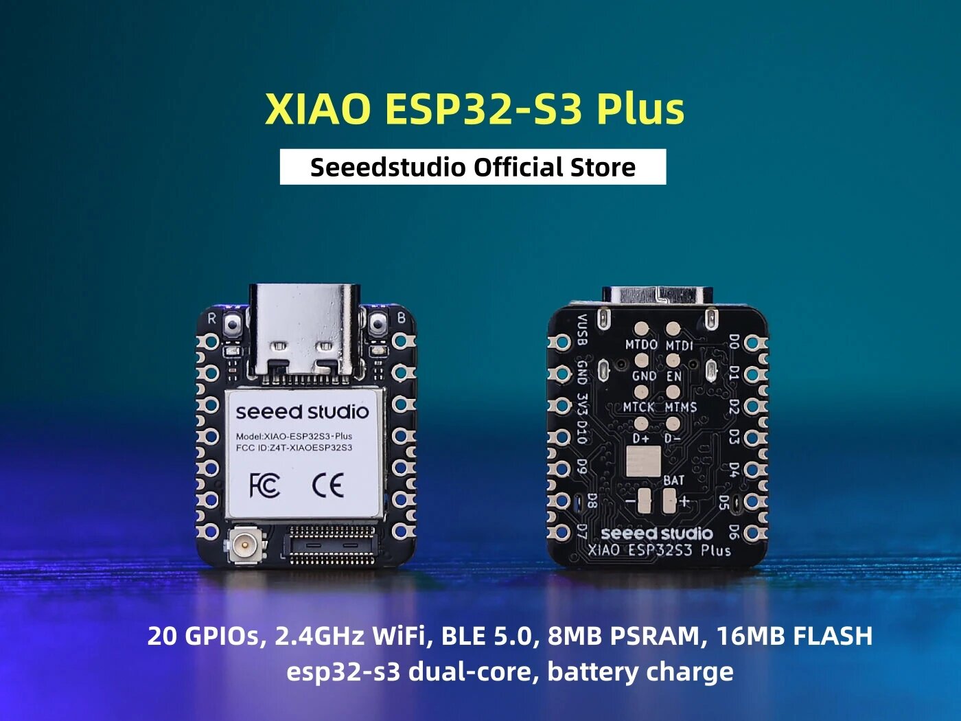 Seeed Studio XIAO ESP32S3 Plus модуль