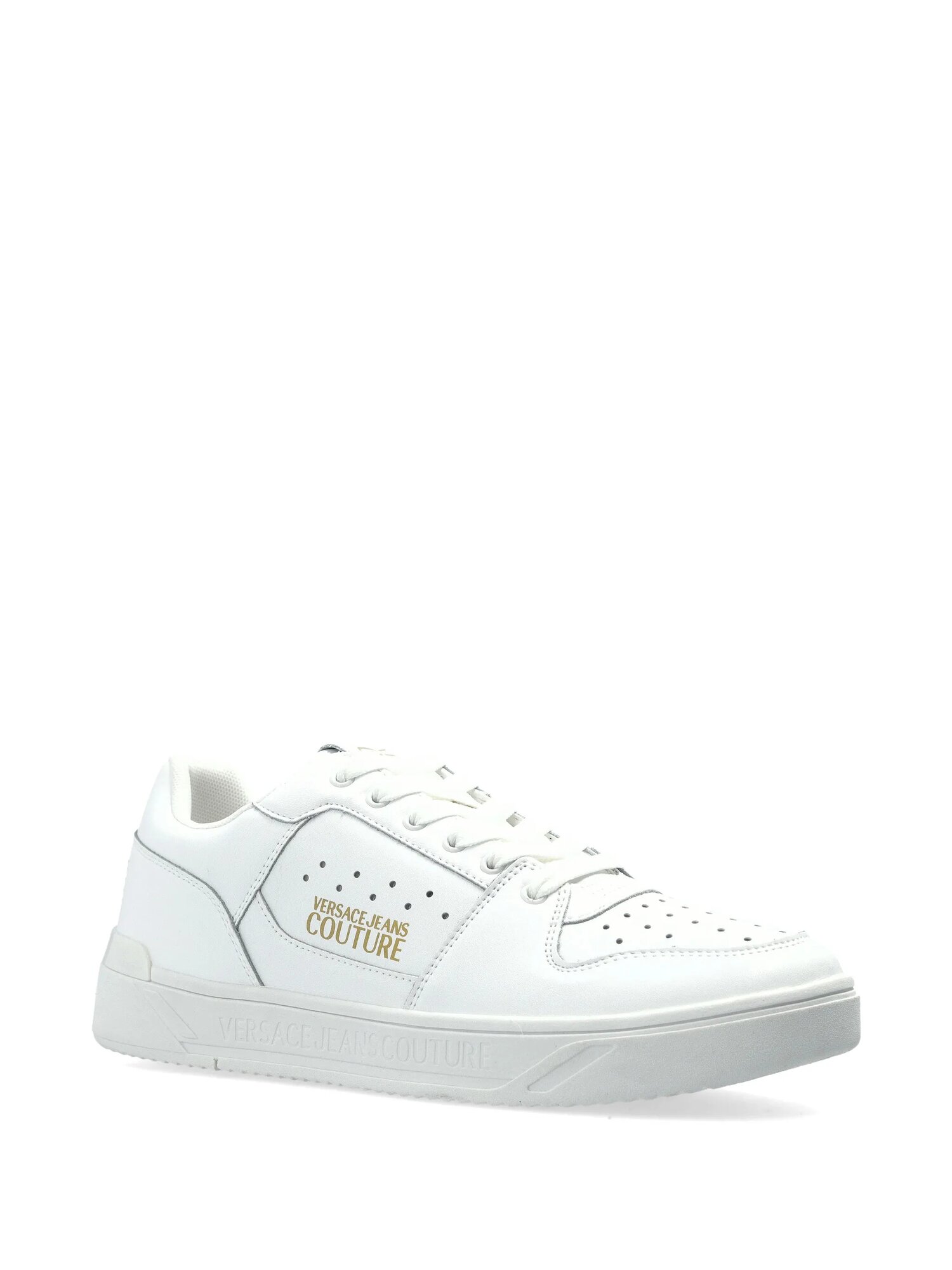 Кроссовки Versace Jeans Couture Logo-print sneakers, размер 42, white — фото 1