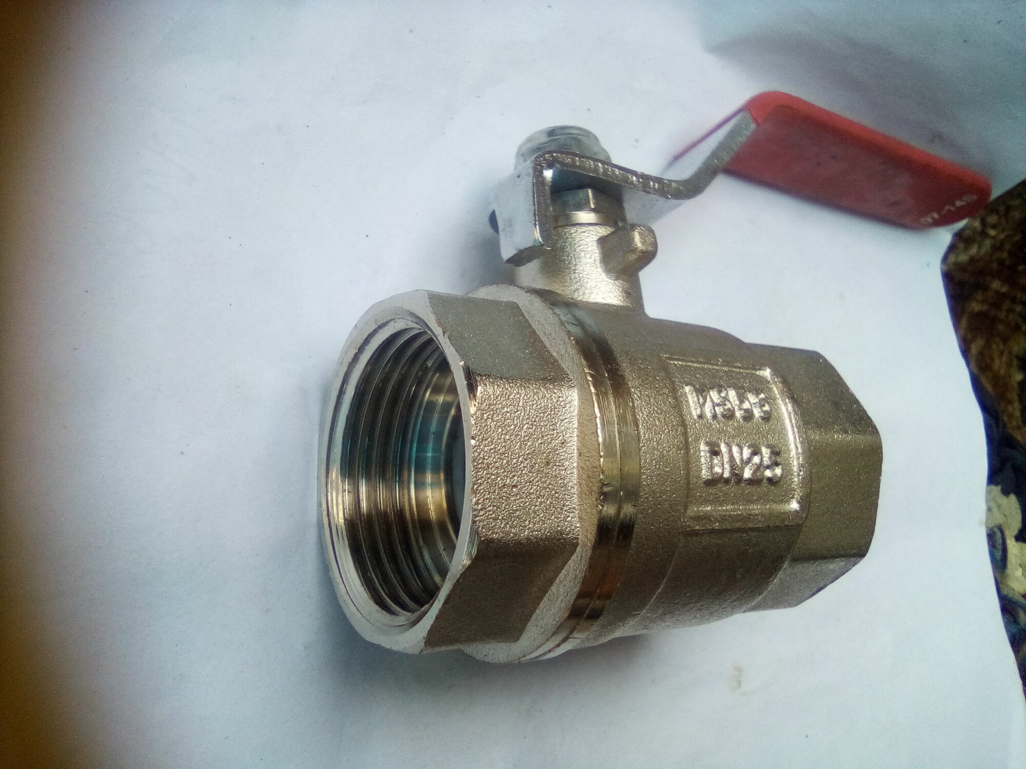 Латунный шаровый кран EAGLE 25мм (1") рычаг для воды и пара полнопроходной