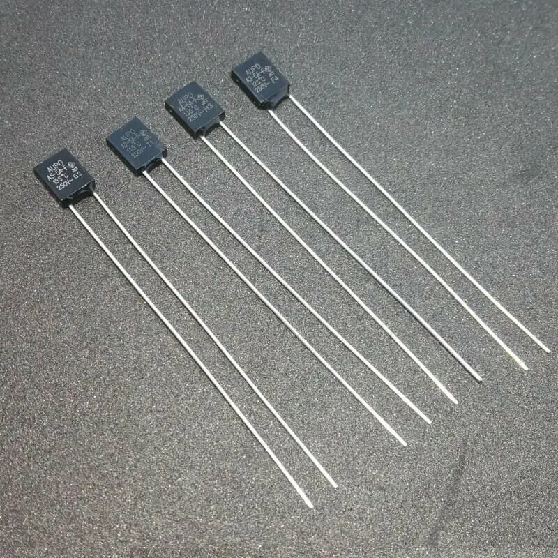 10 шт Температурный предохранитель Black Square 5А 125C 250В