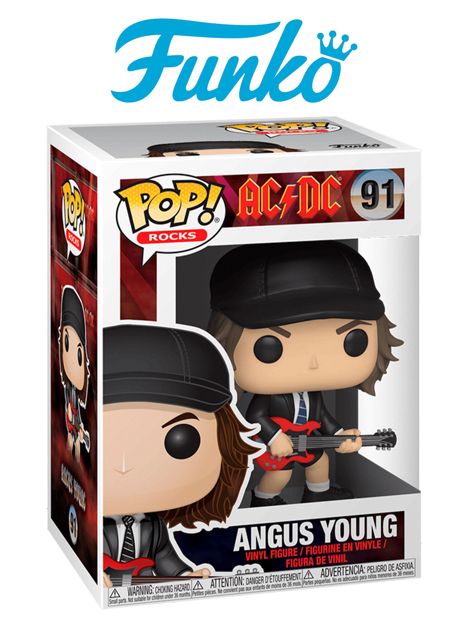 Фигурка Funko Pop rocks Angus Young 91 AC/DC Ангус Янг из группы AC/DC