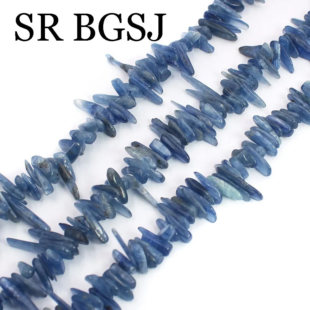 Синие бусины из натурального кианита SR BGSJ 10-18 мм