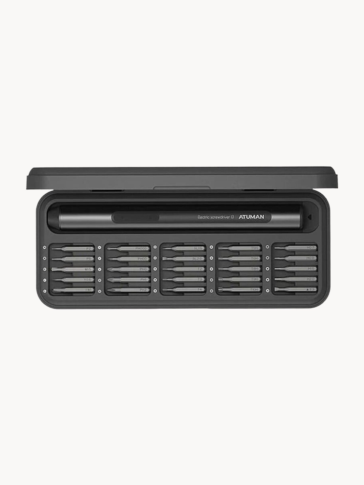 Электрическая отвертка Xiaomi Duka Atuman E1, 25 бит в комплекте, 350 мАч, подсветка