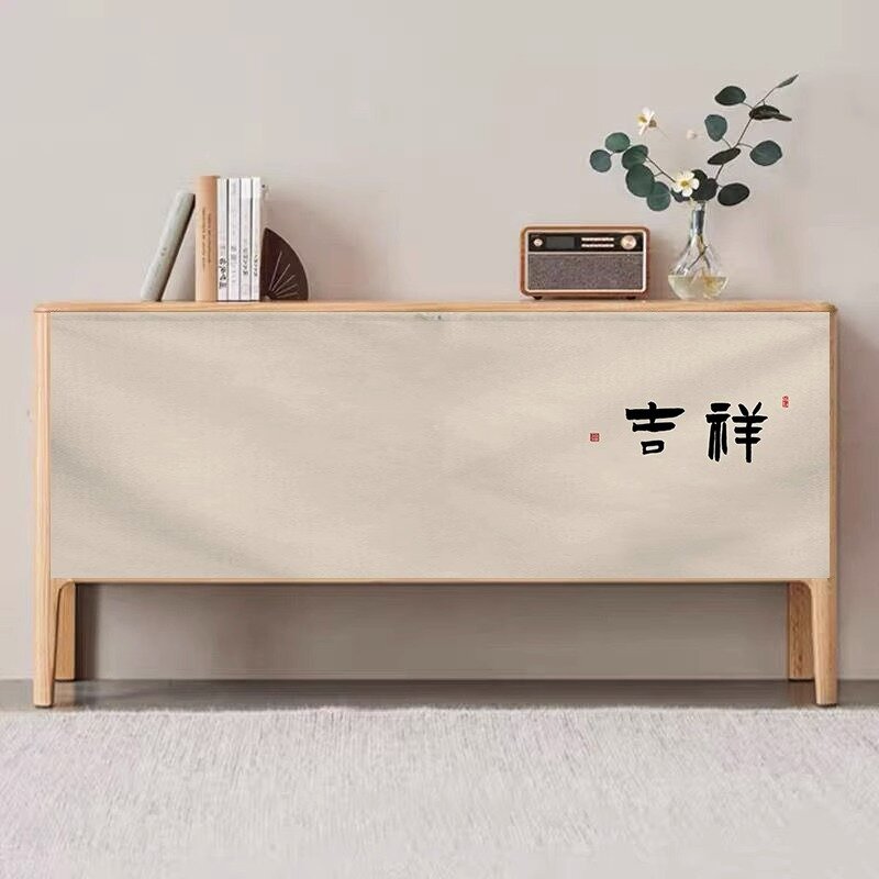 Шторка для шкафа с раздвижной направляющей на липучке, тканевая шторка для дверей книжного шкафа, пылезащитная шторка для обувницы и декоративная шторка для кухонных шкафов для скрытия беспорядка.