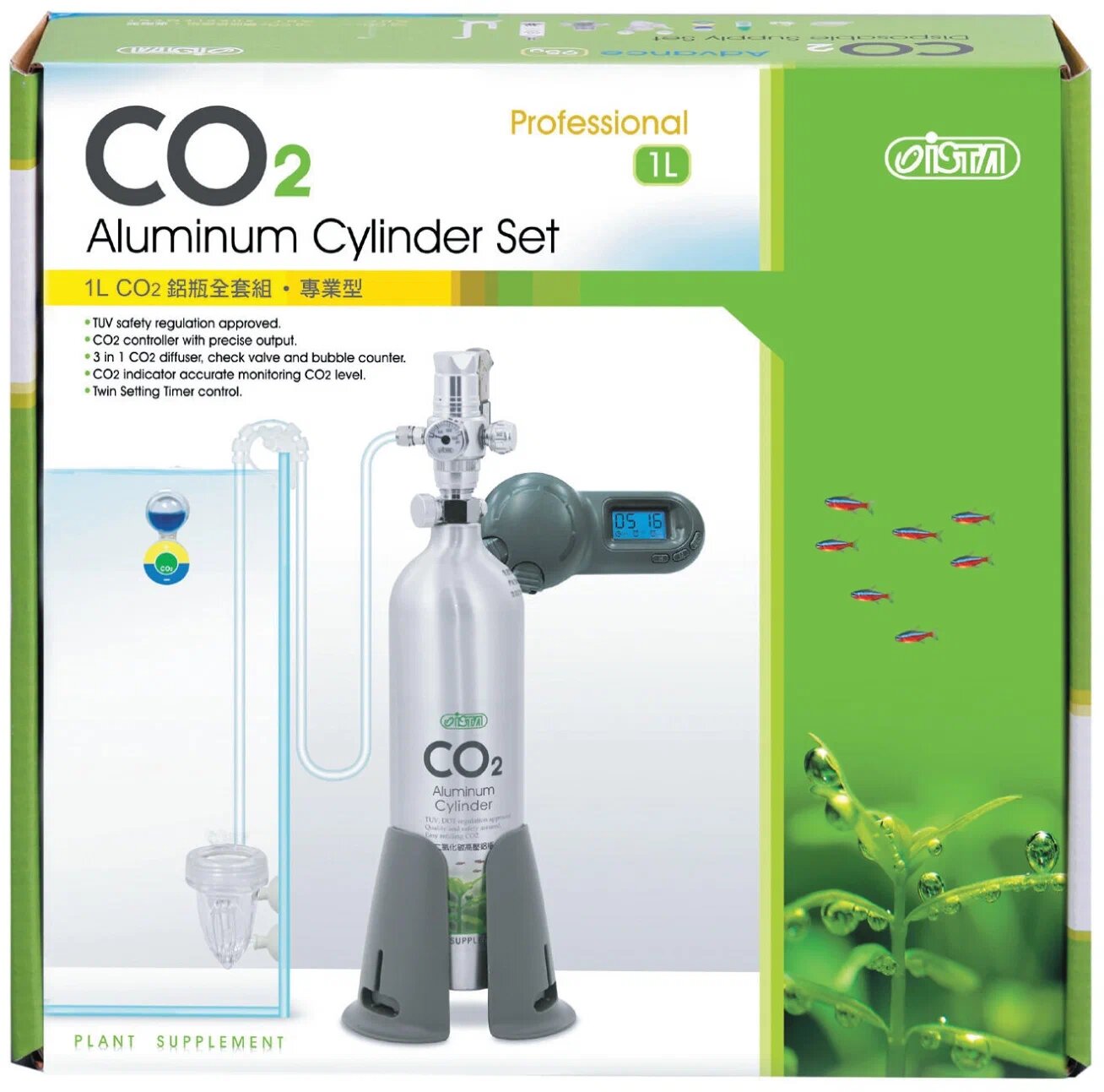 Система СО2 ISTA, с баллоном, 1 л, профессиональная, базовая