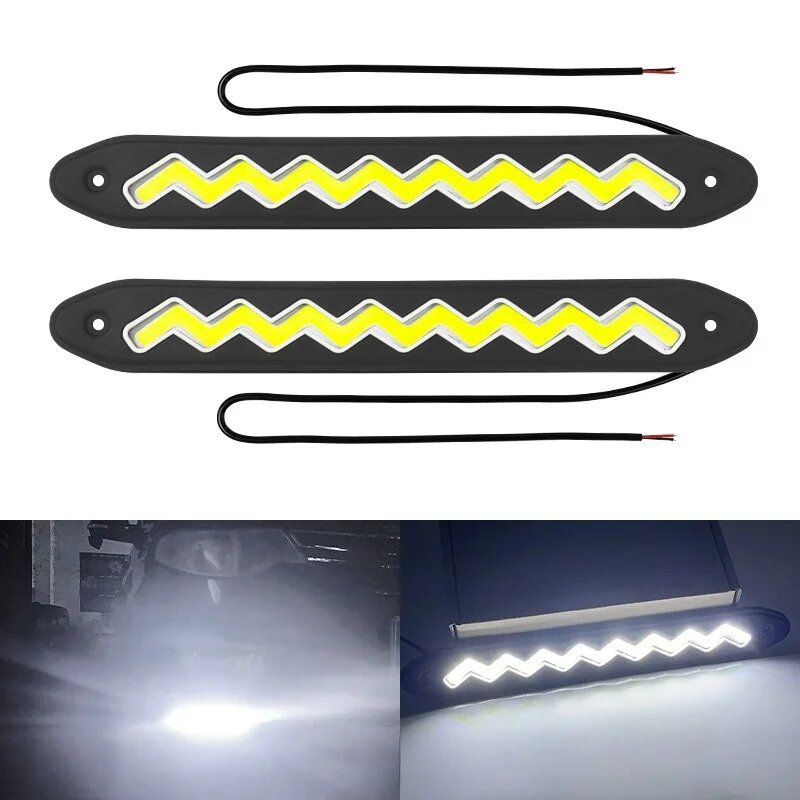 Новые Водонепроницаемые Гибкие Силиконовые Дневные Ходовые Огни (ДХО) Для Автомобилей, Type B