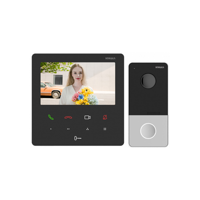 Комплект IP-видеодомофона HiWatch DS-D200IKWF