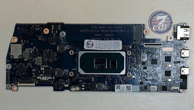 Материнская плата ноутбука Asus UX425JA I7-1065G7 8 Gb