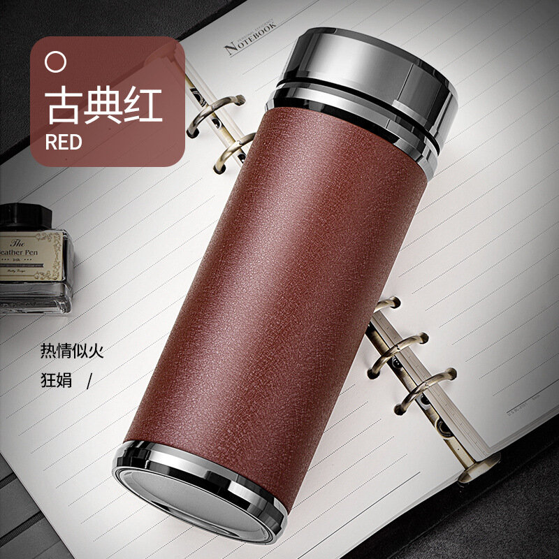 Изолированная кружка из фиолетовой глины, портативная кружка для воды в корейском стиле, персонализированная и простая, бесплатная гравировка, прямая доставка, подарочная коробка для чайной кружки.