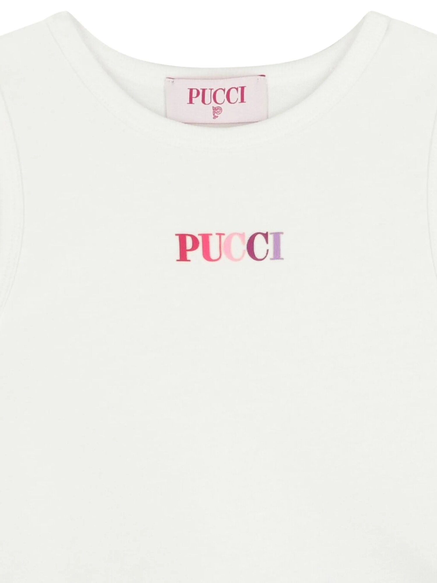 Платье PUCCI, размер 14 лет, бежевый/белый — фото 1