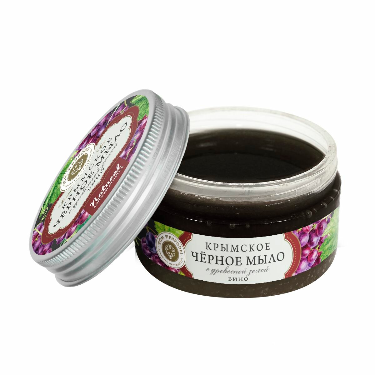 Крымское черное мыло с Розой