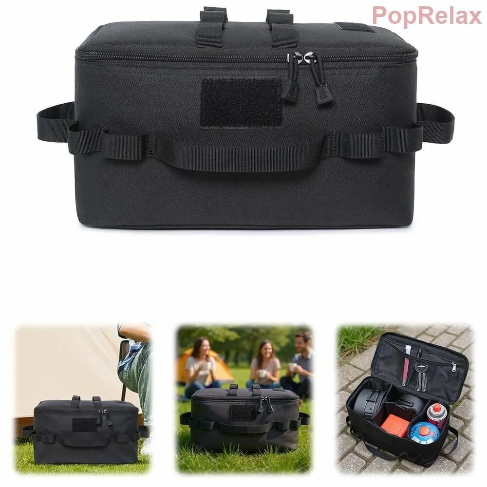 Кейс для походной посуды и газовых баллонов, черный