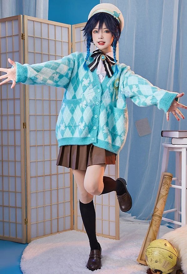 Genshin Impact Venti свитер S-XL S-M